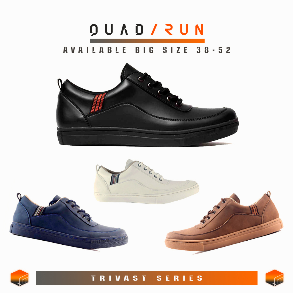 Jual Sepatu Pria Sneakers Casual Jumbo Big Size (39 40 41 42 43 44) 45 ...