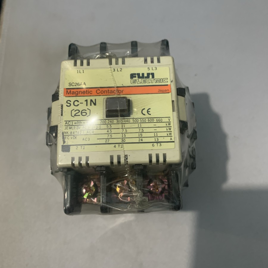 Jual Magnetic Contactor kontaktor fuji electric SC -1N 26 220V 50A ...
