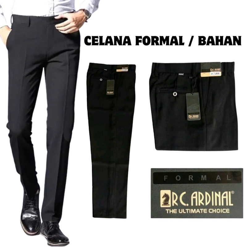 Jual Celana panjang kain pria formal cardinal standard reguler | Shopee ...