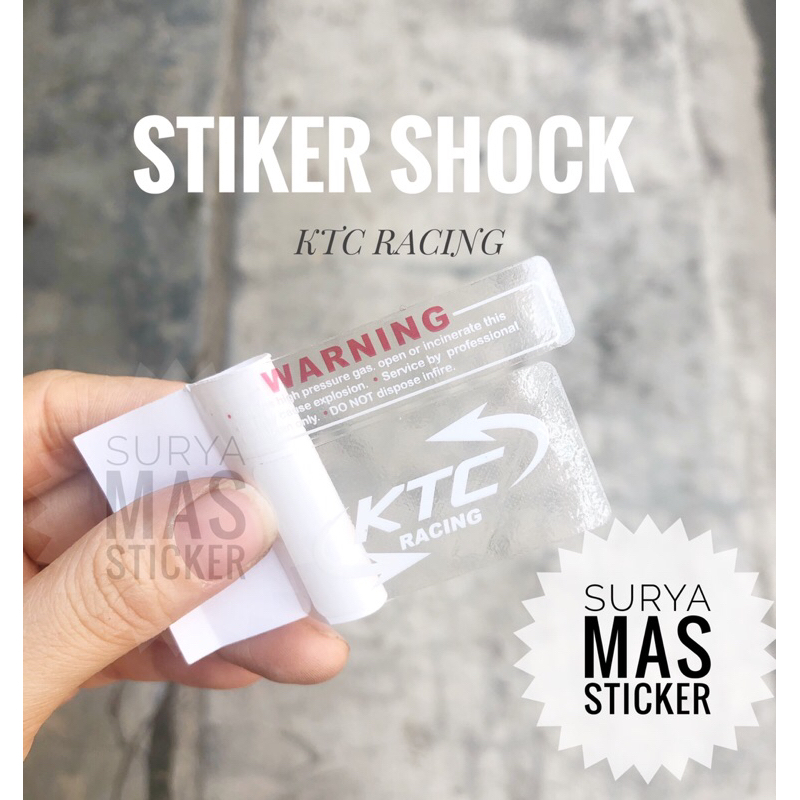 Jual stiker shock ktc racing motor | Shopee Indonesia