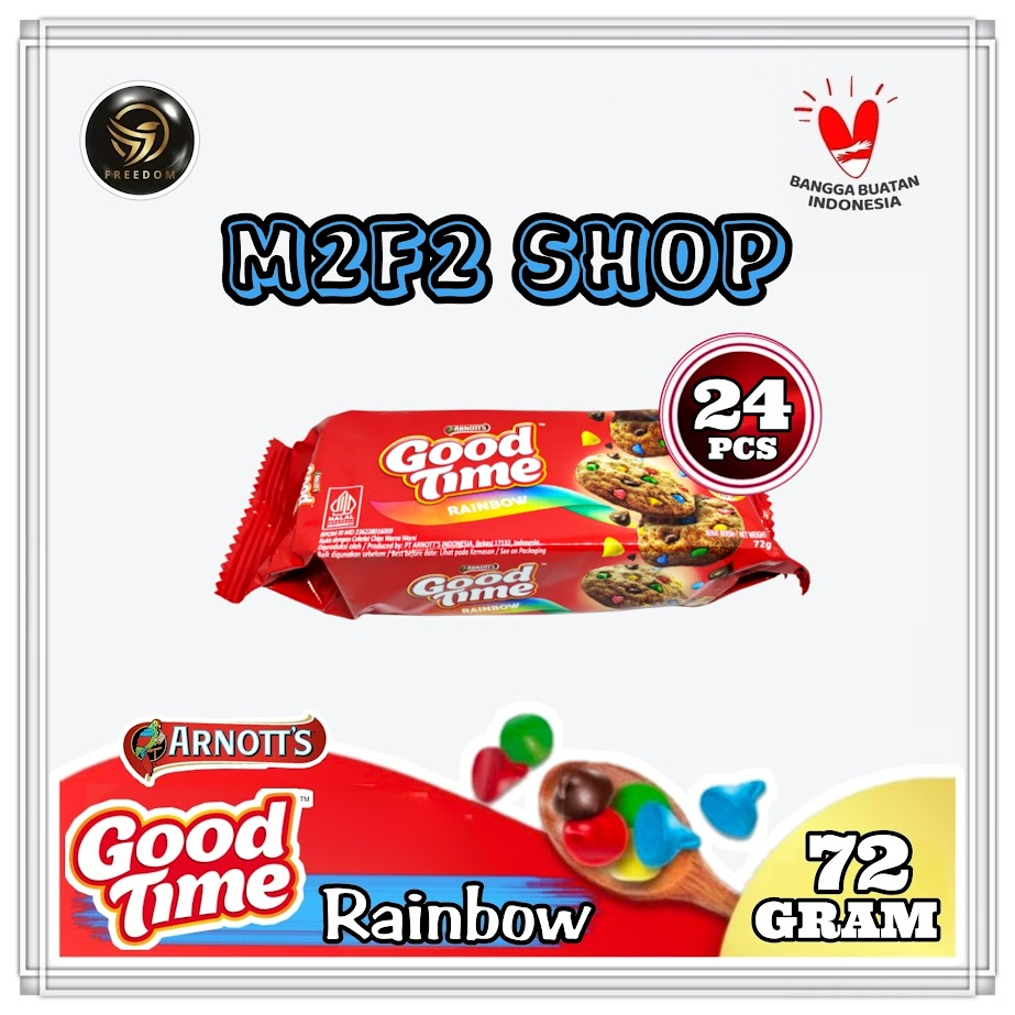 Jual Good Time Rainbow Cookies | Kukis Cokelat Warna Warni - 72 gr ...