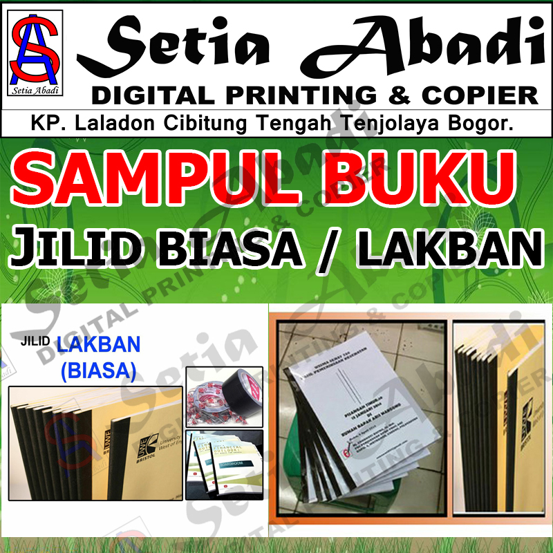 Jual Jilid Biasa / Jilid Lakban bisa print sampul atau atas plastik ...