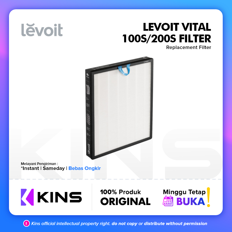 Jual Levoit Vital 100S/200S Replacement Filter HEPA-13 Pet Allergy ...