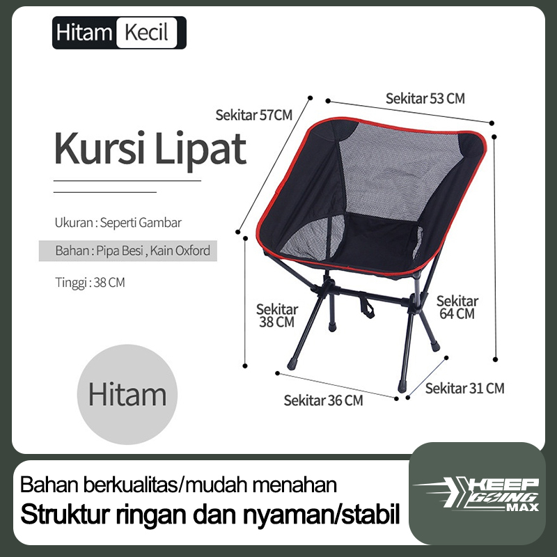 Jual Keep Going Max-Kursi Lipat Camping / Kursi Pantai Ringan Nyaman ...