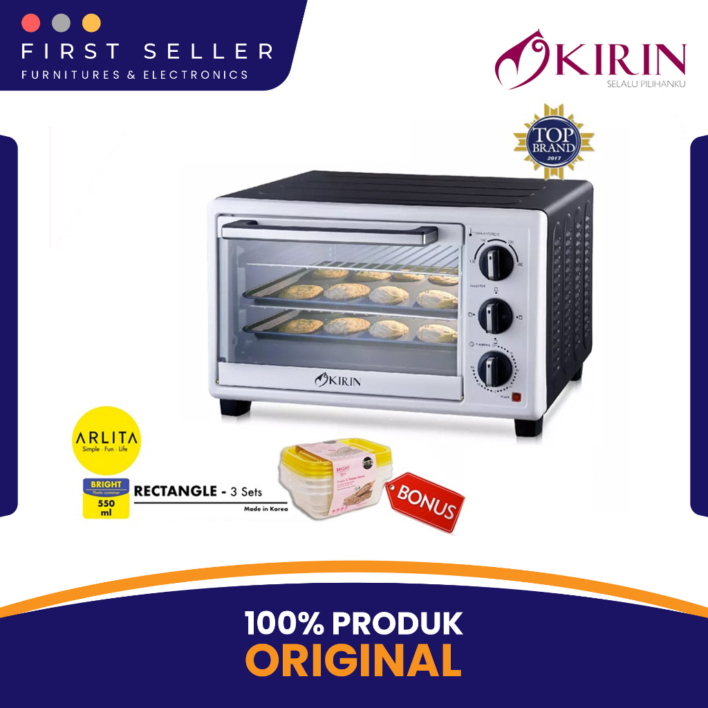 Jual KIRIN OVEN TOASTER KBO-190 LW / KBO 190 LW [19 LITER] (GARANSI ...