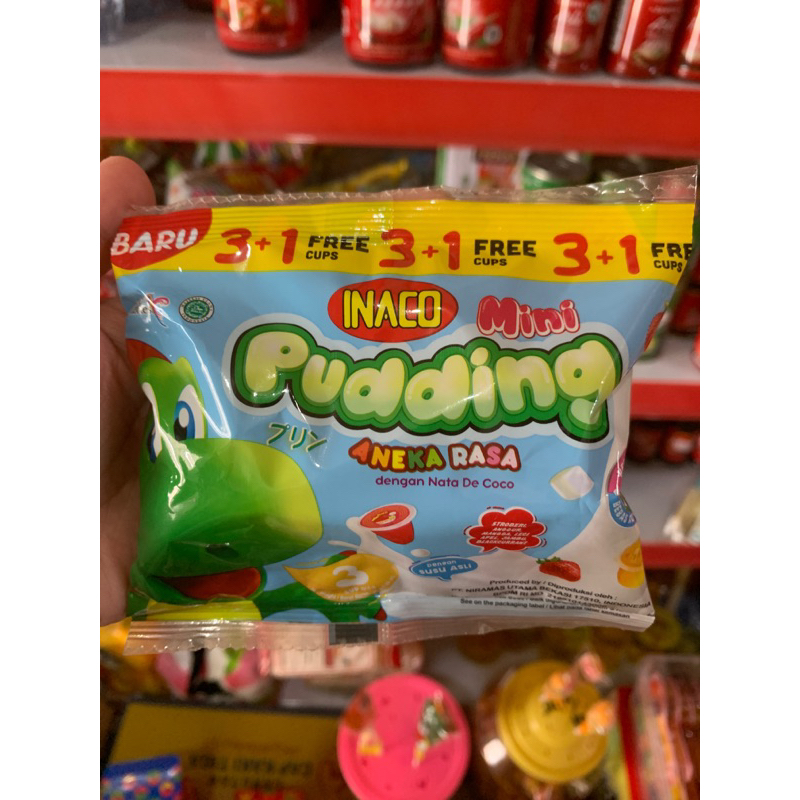 Jual INACO MINI PUDDING ANEKA RASA DENGAN NATA DE COCO @45gr | Shopee ...