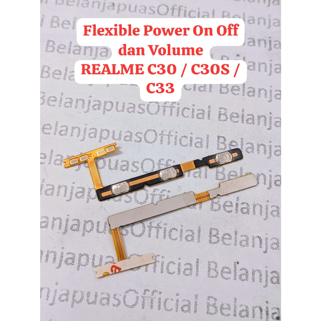 Jual Flexible Fleksibel Flex Flek POWER ON OFF dan VOLUME REALME C30 / C30S / C33 | Shopee Indonesia