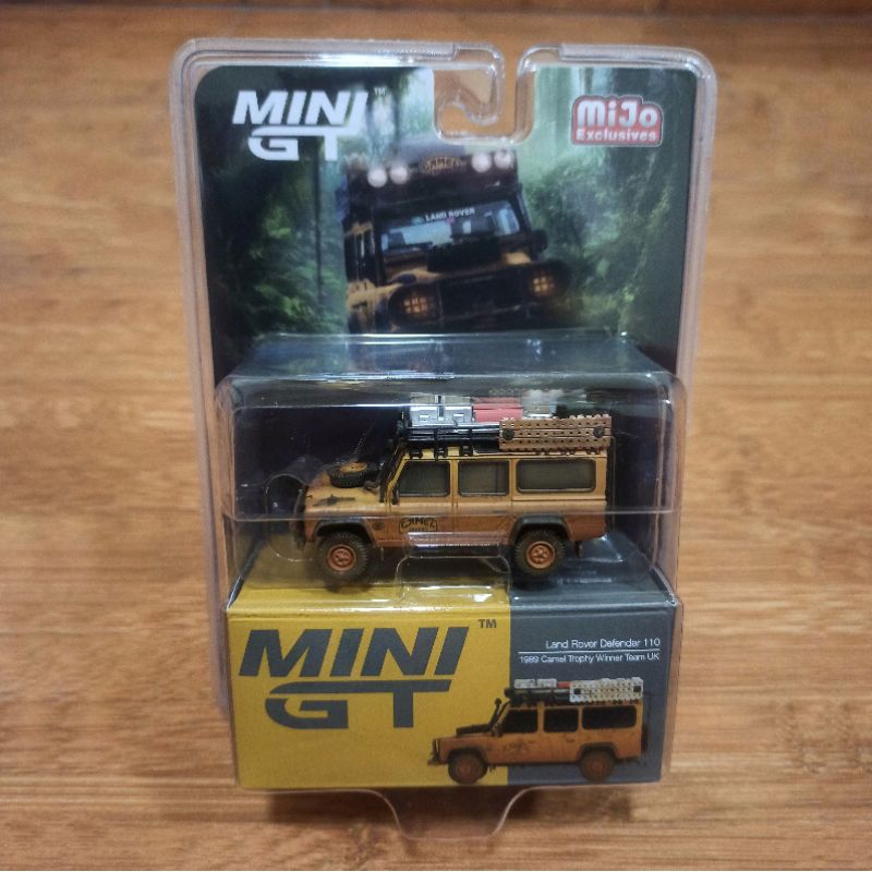 Jual MINIGT Mini GT Land Rover Defender 110 Camel Trophy 1989 Mijo 1/64 ...