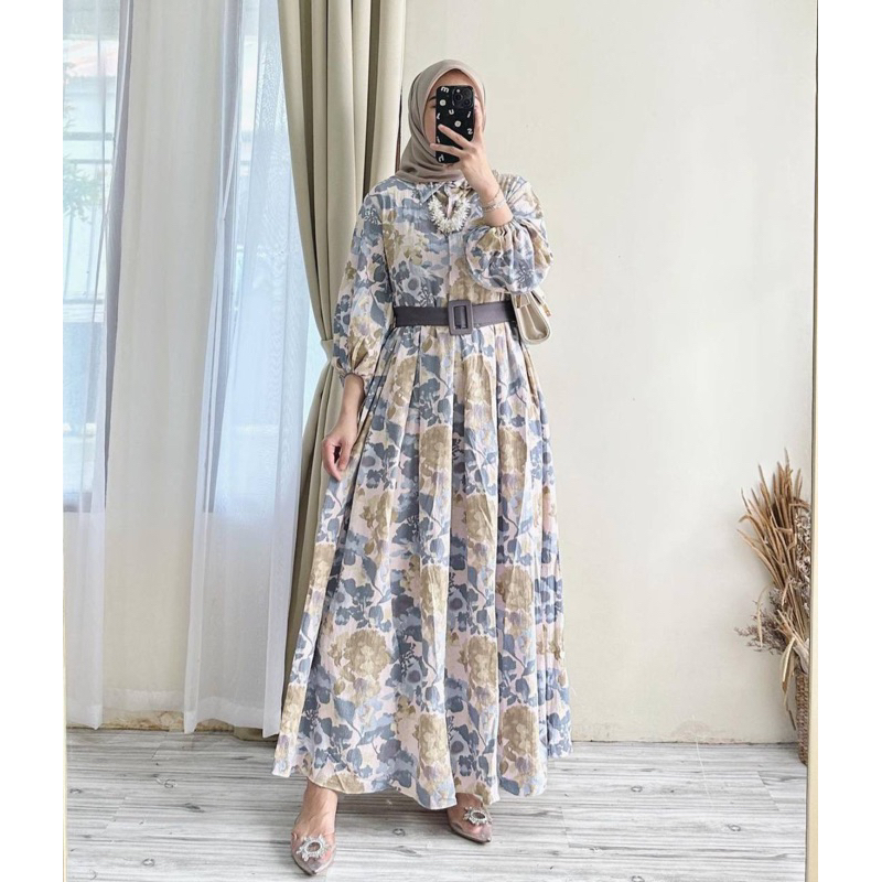 Jual Rabela Maxi / GAMIS BUNGA PREMIUM CRINKLE MOTIF / GAMIS ZOYA BUNGA ...