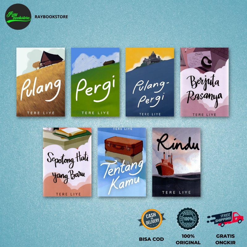 Jual Buku Tere Liye (Pulang, Pergi, Pulang Pergi, Berjuta Rasanya ...