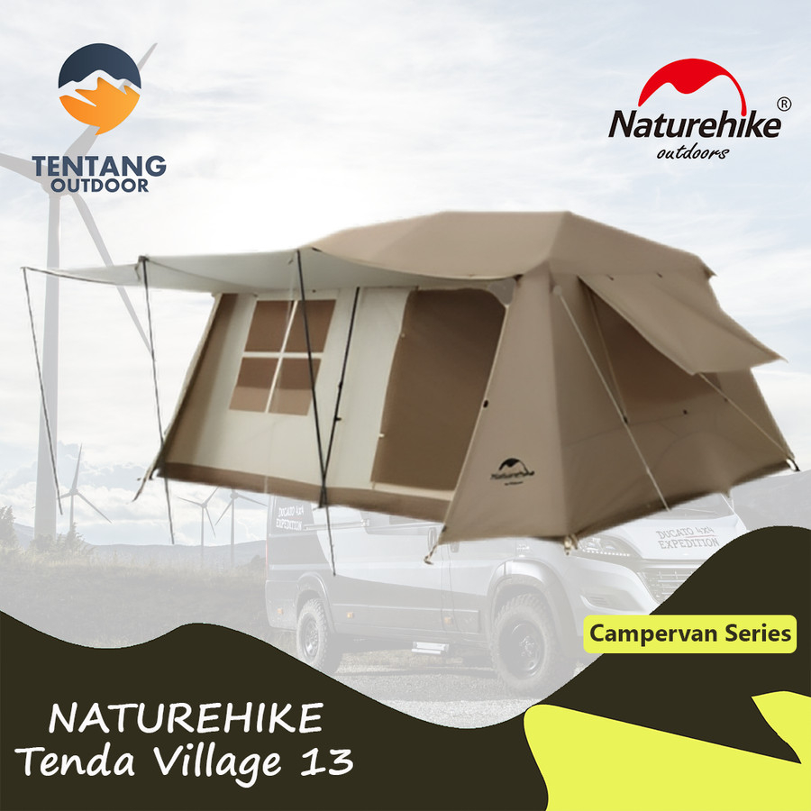Jual Tenda Village 13 NATUREHIKE 5-8P CNH22ZP004 Camping Tent Tenda ...