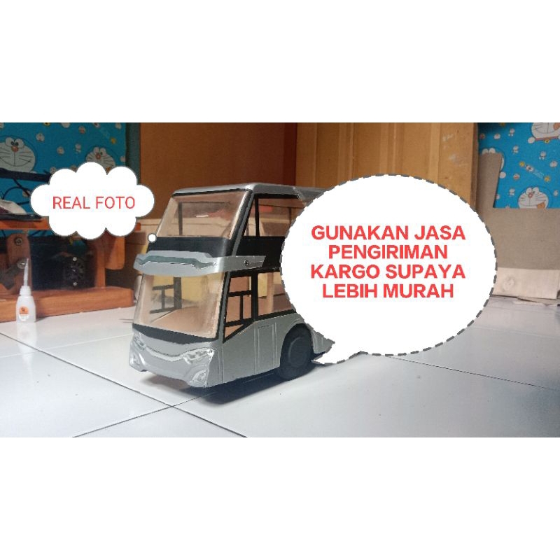 Jual MENTAHAN MINIATUR BUS SKALA 1:20 MURAH | Shopee Indonesia