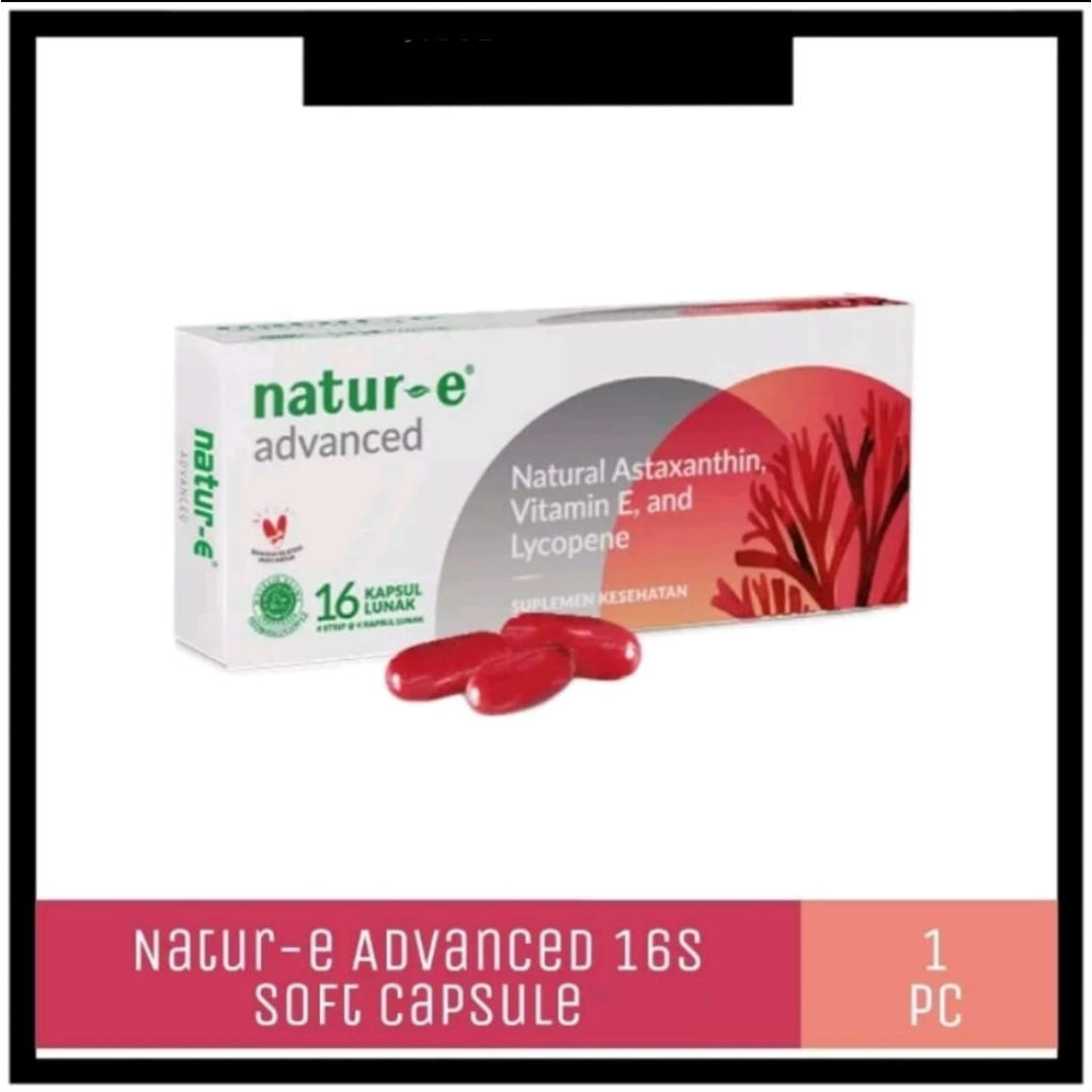 Jual Natur-e Advanced Soft Capsule 16s | Shopee Indonesia