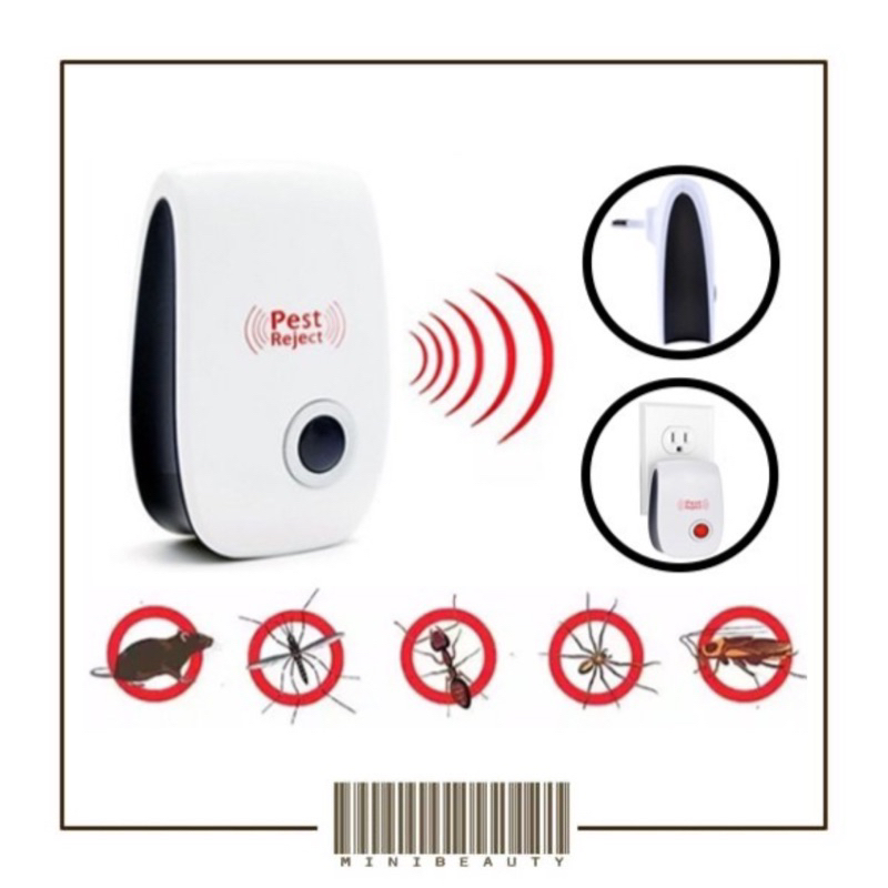 Jual alat pengusir serangga riddex pest repeller merah aid plus control ...