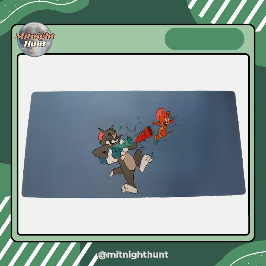 Jual Mousepad Besar Dekstop Mat Jumbo 50cm X 100cm Tom and Jerry Gun ...