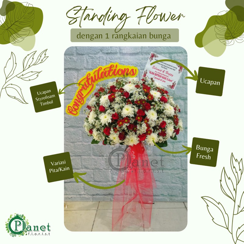 Jual Standing Flower / Bunga Stand Surabaya Murah | Shopee Indonesia