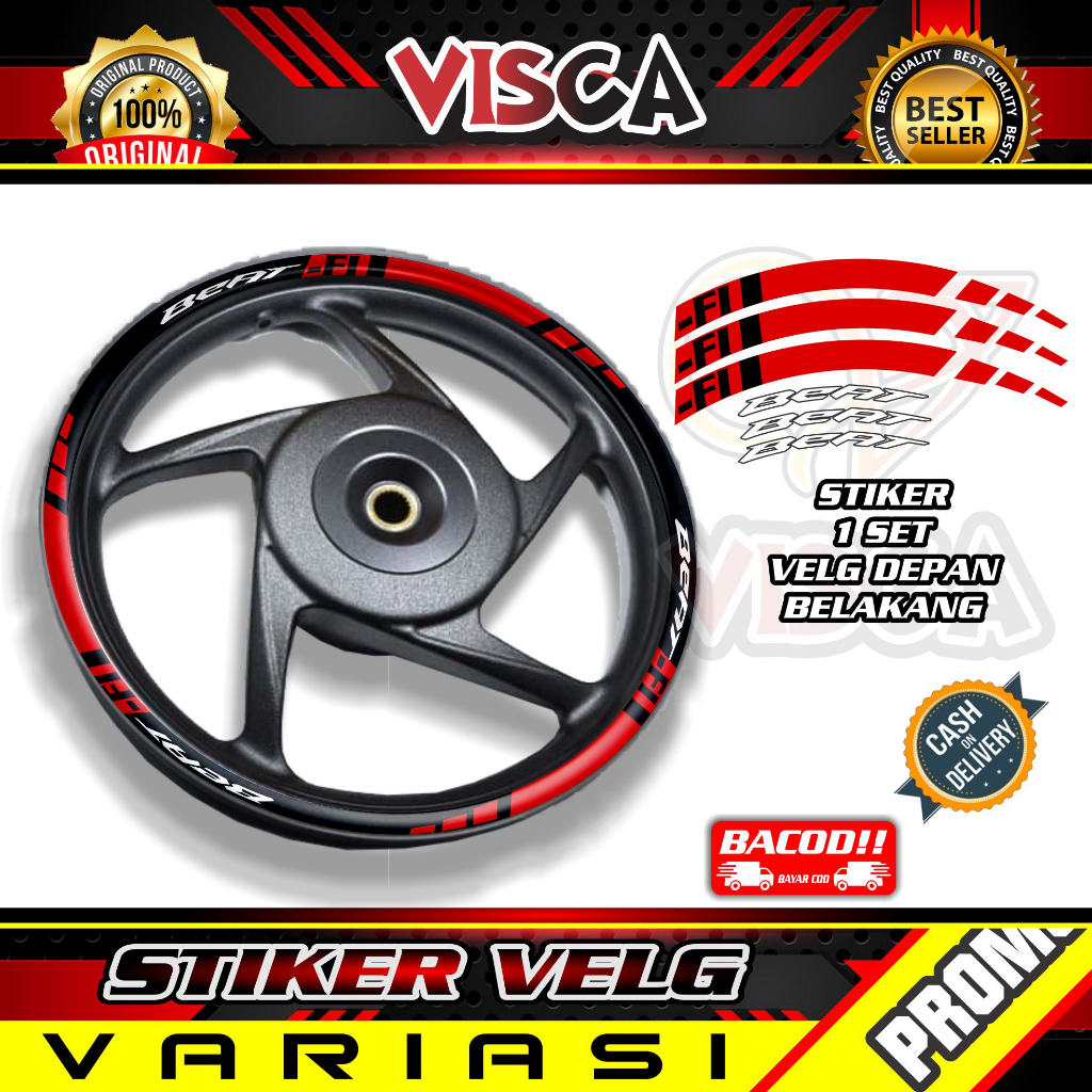 Jual Stiker Velg List Velg Motor Stiker Velg Beat FI | Shopee Indonesia