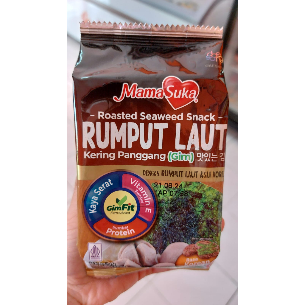 Jual rumput laut mama suka rasa bbq / yogyakarta 1pcs | Shopee Indonesia