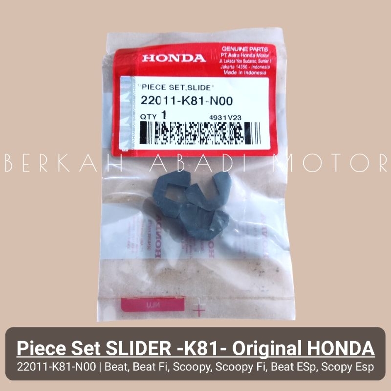 Jual [ORI 100%] Piece Slide Beat Scoopy Fi Esp K81 Original HONDA ...