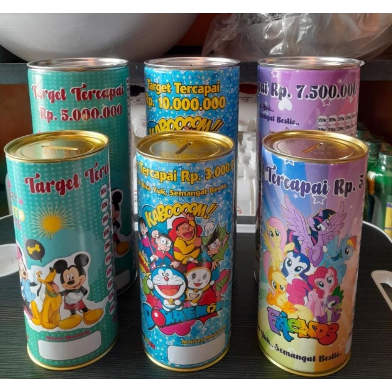 Jual celengan target/ kaleng tabungan /celengan kaleng | Shopee Indonesia Jual celengan target/ kaleng tabungan /celengan kaleng | Shopee Indonesia