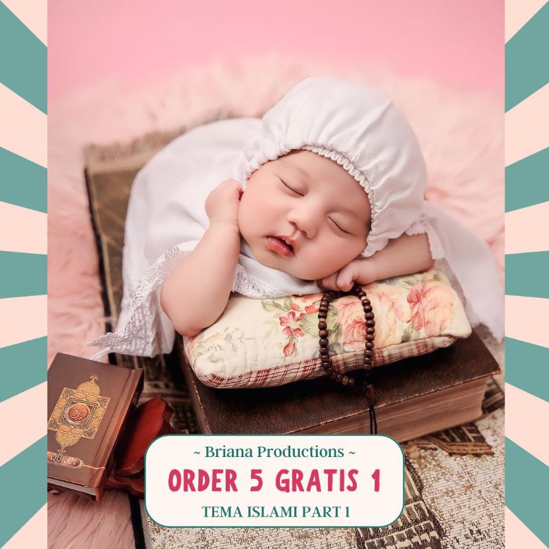 Jual Jasa Edit Foto Bayi Newborm Tema Islami Muslim Part 1 Ala Studio ...