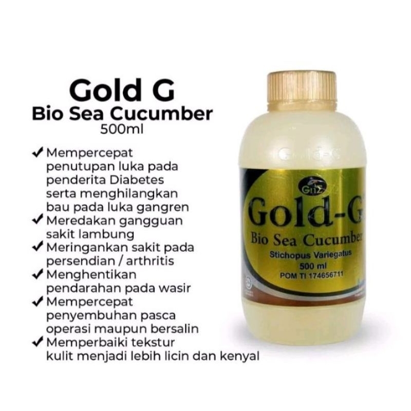 Jual JELLY GAMAT GOLD G BIO SEA CUCUMBER COLLAGEN 100% ORIGINAL ...