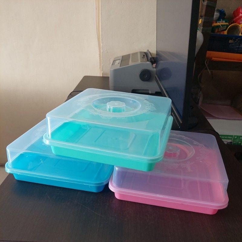 Jual Tempat kue lapis/tempat roti/tempat bolu segi 22 cm | Shopee Indonesia