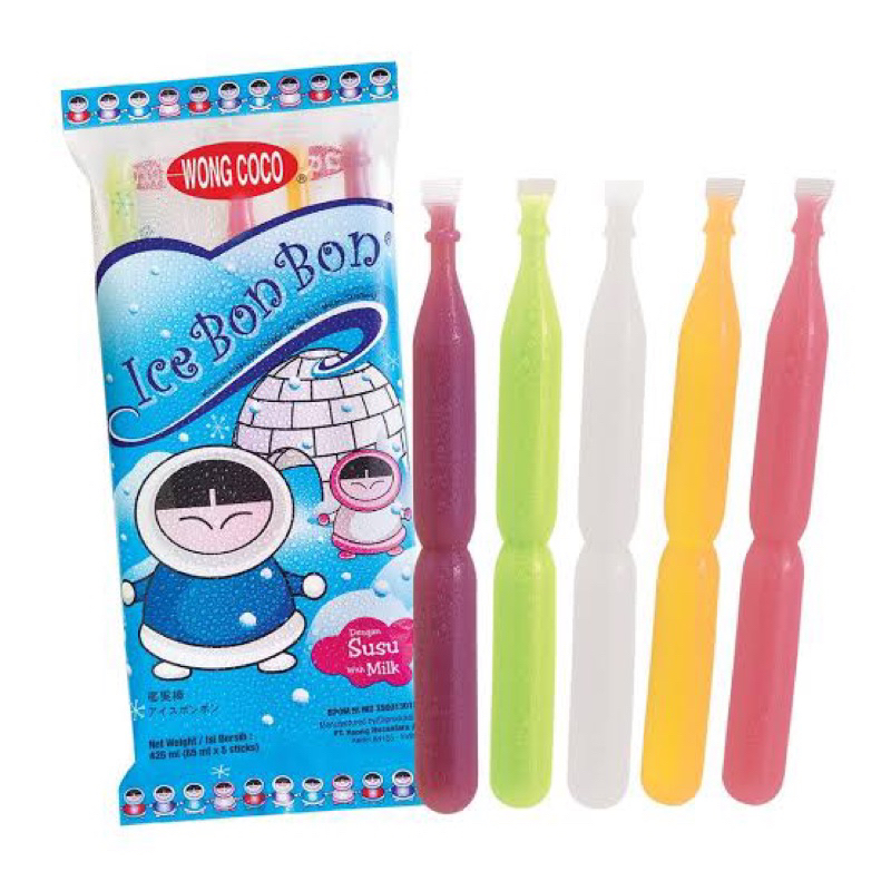 Jual WONG COCO Ice Bon Bon Eskimo With Milk Isi 5 Pcs @85 Gram | Shopee ...