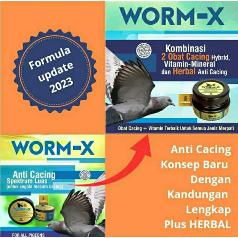 Jual Worm-X Imperia Isi 50 Kapsul | Worm X Tidak Membuat Merpati Lemas ...