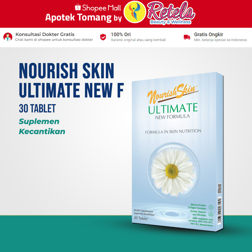 Jual Nourish Skin Ultimate New 30 Tablet | Shopee Indonesia