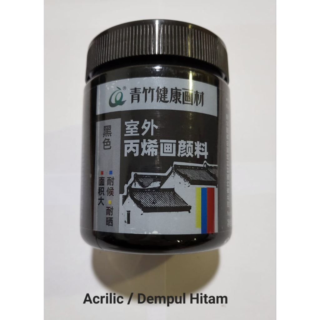 Jual ACRILIC / DEMPUL HITAM | Shopee Indonesia