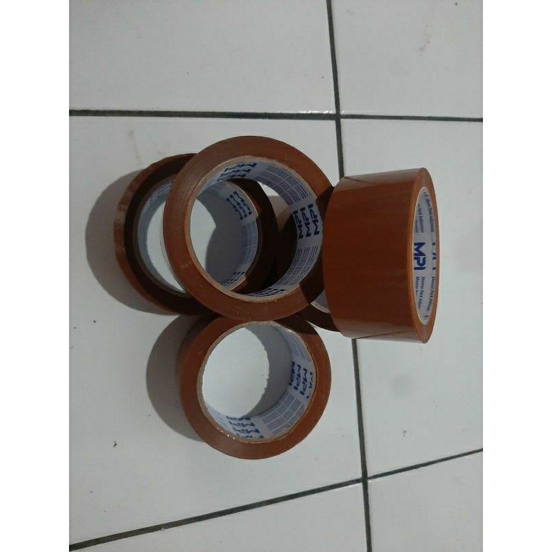 Jual (NEW) BARU , LAKBAN MPI 45MM × 100M , LAKBAN COKLAT LAKBAN PACKING ...