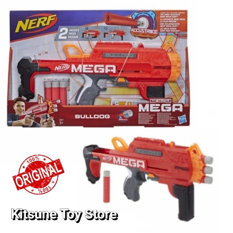 Jual Nerf Accustrike Series Bulldog Mega N Strike 2 Modes Original ...