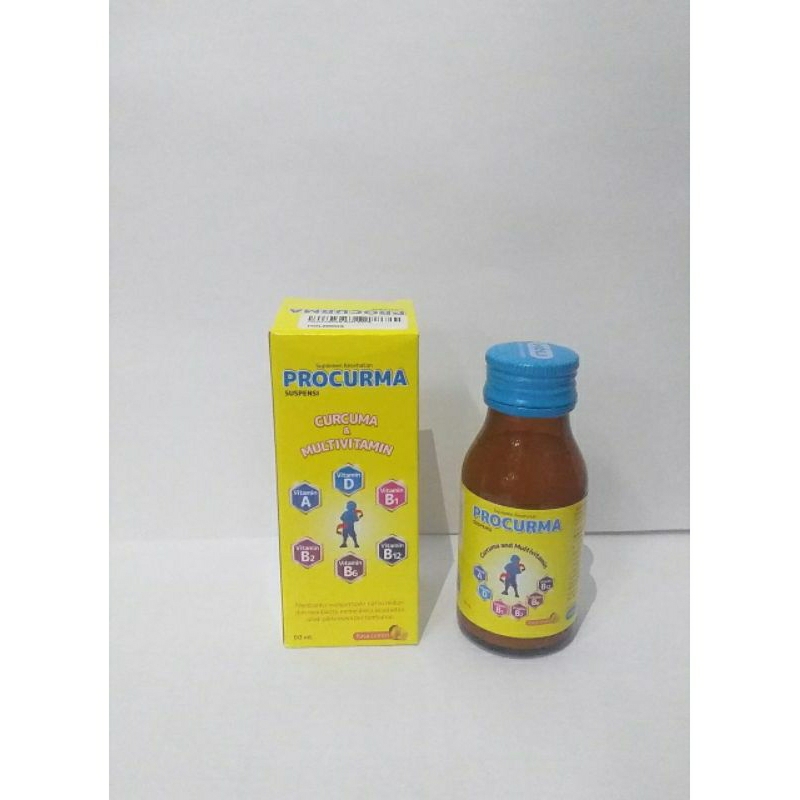 Jual Procurma 60ml Curcuma & Multivitamin Syrup | Shopee Indonesia