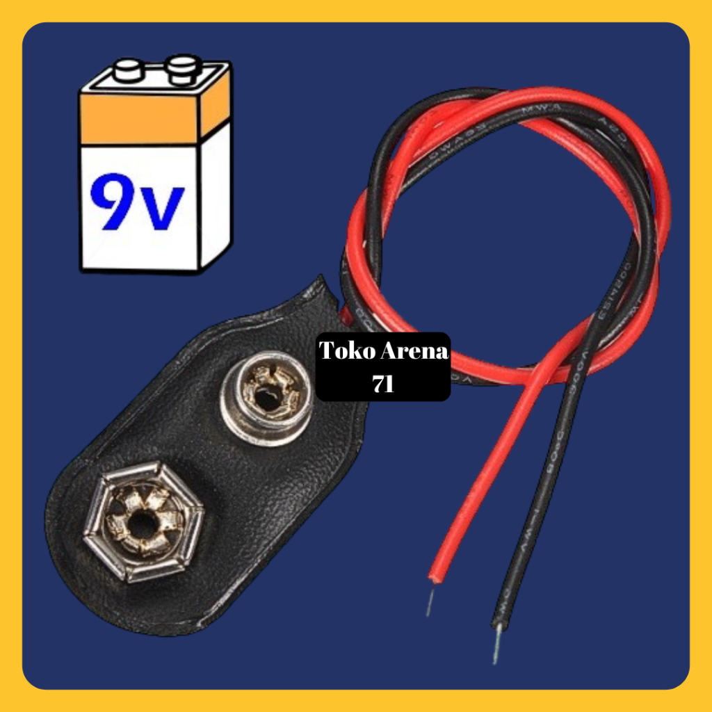 Jual Kancing Baterai 9v Clip Batere Kotak Konektor Tutup Terminal Soket ...
