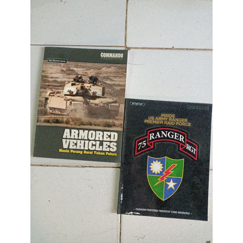 Jual MAJALAH COMMANDO ARMORED VEHICLES, 75 RANGER RGT HARGA SATUAN ...