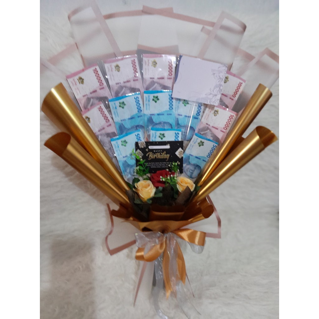Jual Cassing Buket Souvenir Uang / Kado Buket Uang / Buket Uang 5 ...
