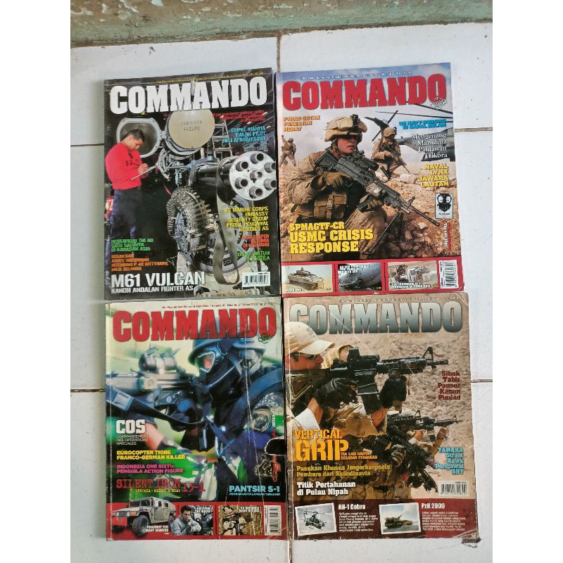 Jual MAJALAH COMMANDO, M61, USMC, COS, GRIP HARGA SATUAN CABUTAN KETERANGAN JUDUL DI DESKRIPSI ...