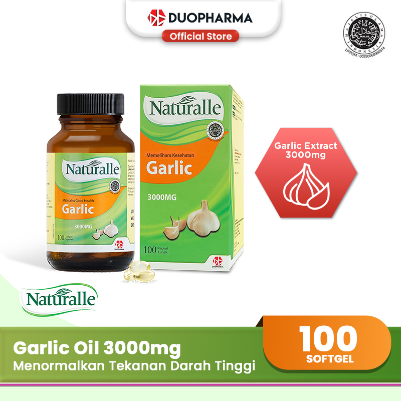 Jual Naturalle Garlic Oil 100 Softgel - Menormalkan Tekanan Darah ...