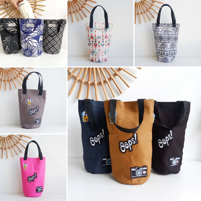 Jual Tumbler Bag - Tas Tumblr Tumbler Botol Minum Botol Kopi Lunch Bag ...