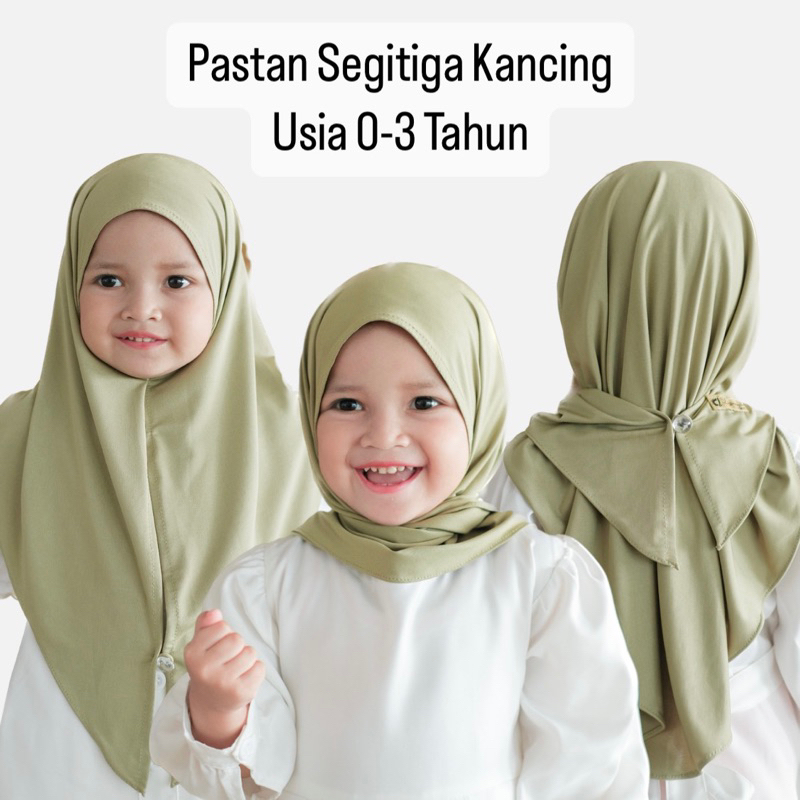 Jual Pastan Anak Segitiga Kancing Ziya 0-3 Tahun | Shopee Indonesia