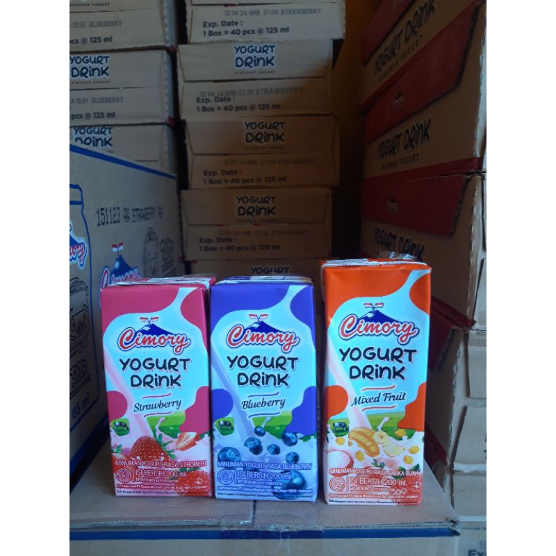 Jual CIMORY YOGURT 200ML paket 3pcs 3 variant rasa | Shopee Indonesia