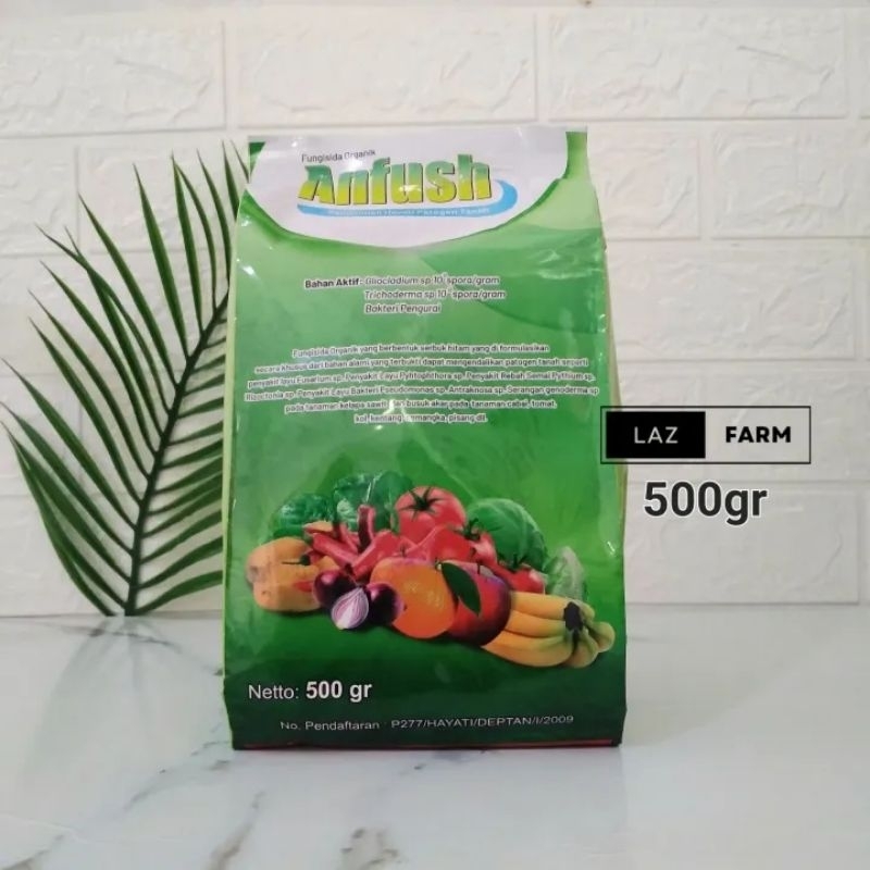 Jual Pupuk Hayati Trichoderma Fungisida Organik ANFUSH 500 gram ...