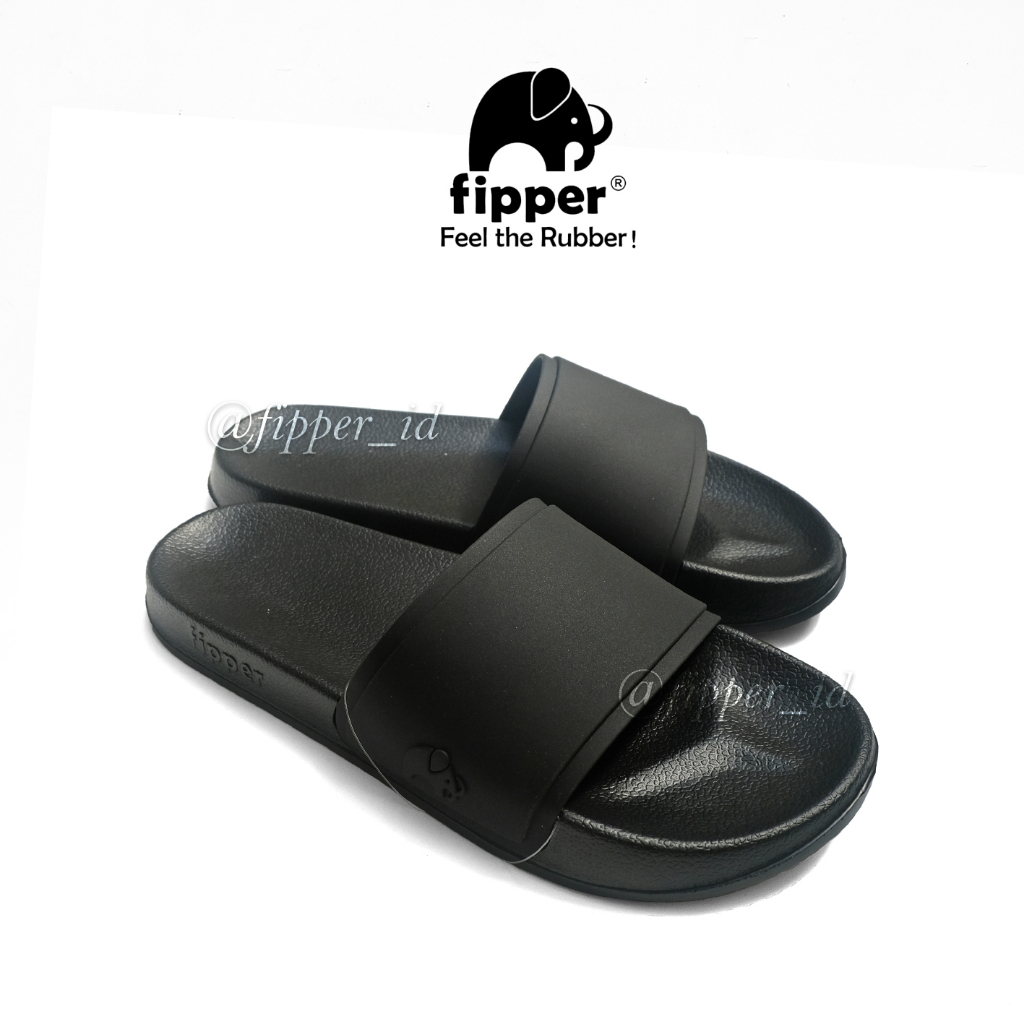 Jual Fipper - Slip On Black / Black / Black | Shopee Indonesia