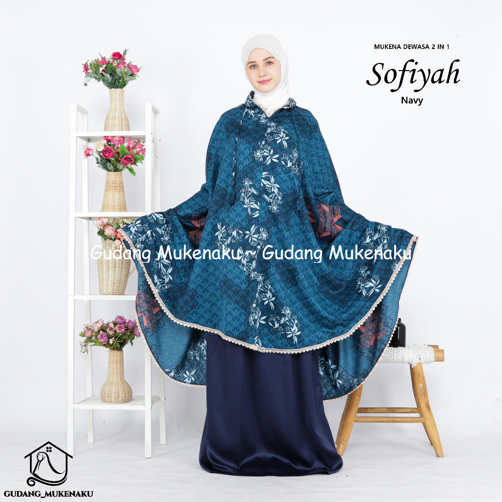 Jual MUKENA DEWASA SOFIYAH BAHAN MAXMARA SILKY PRINTING TRAVEL 2IN1 RENDA MEWAH CANTIK JUMBO BY ...