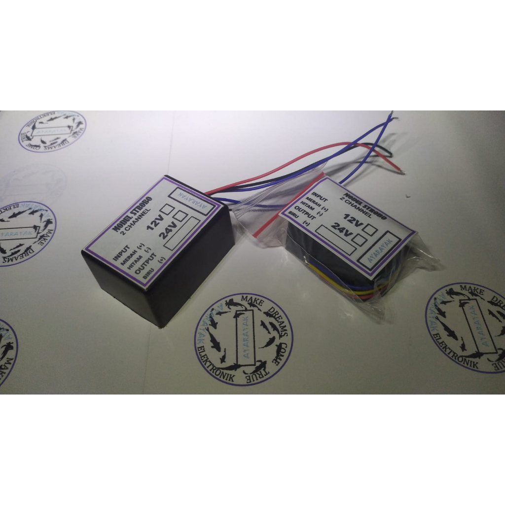Jual MODUL STROBO 2 CHANNEL 1MODE 12V-24V | Shopee Indonesia