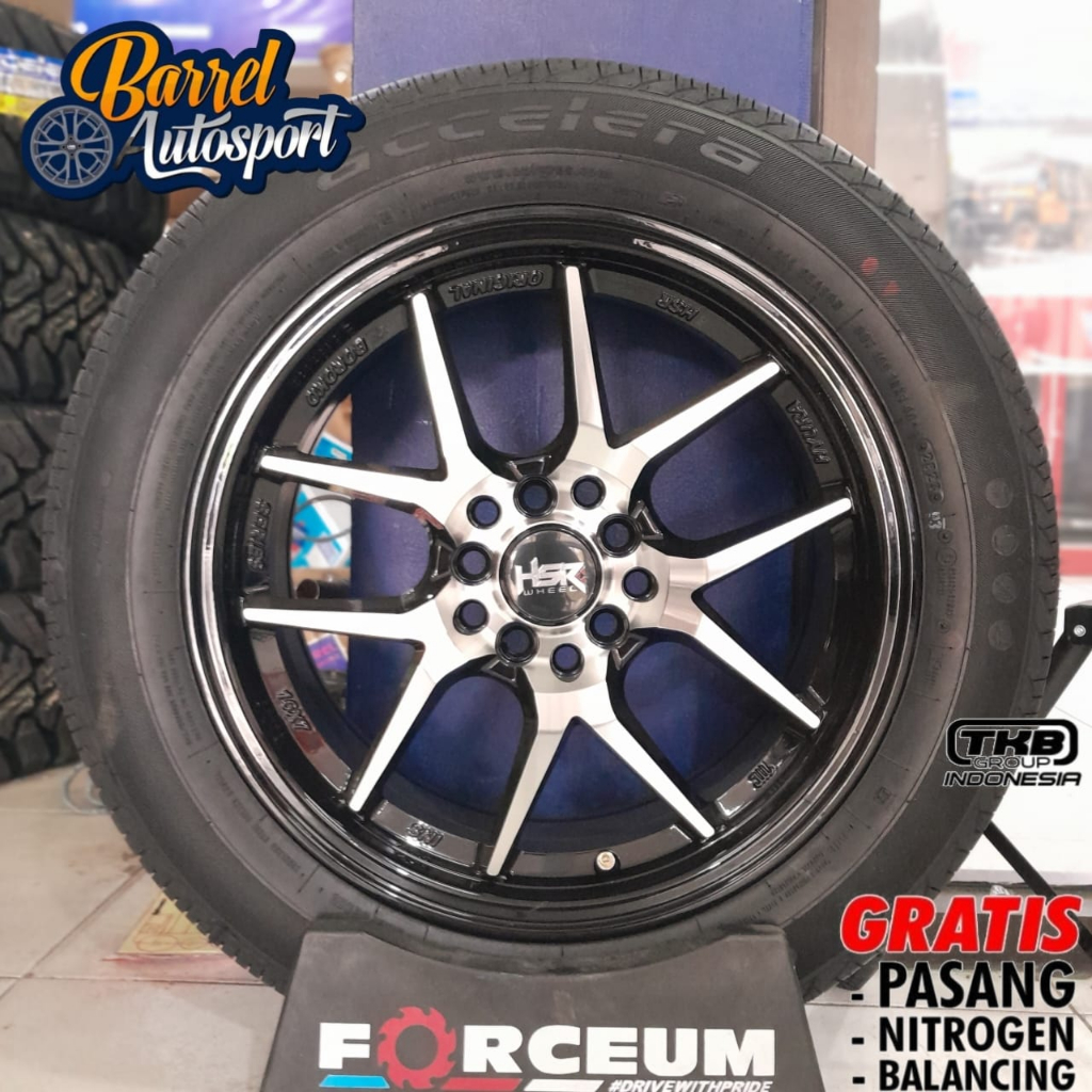 Jual Paket Murah Velg mobil racing dan ban Accelera Ring 16 Baut 5 Ertiga , Luxio ,Rush ,Xpander ...
