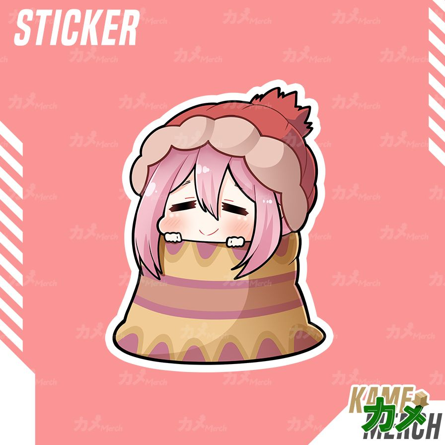 Jual Sticker Anime Yuru Camp / Laid Back Camp Nadeshiko Laminasi ...
