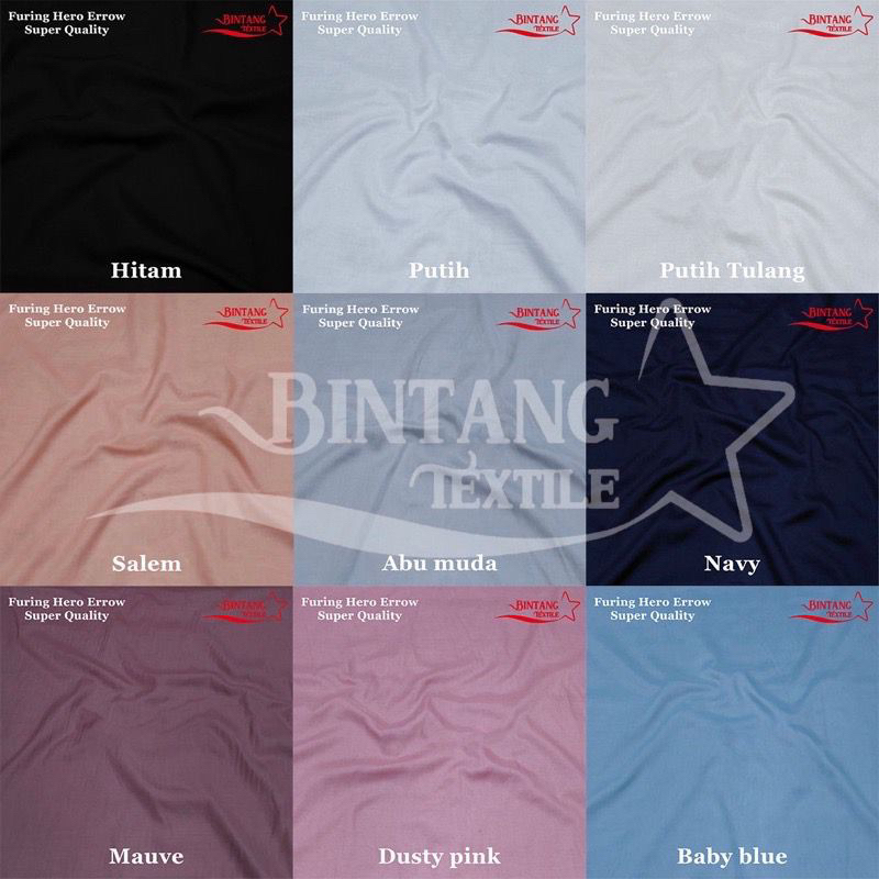 Jual Kain Furing Puring Hero Arrow Premium Quality Kain Lapisan Dalam ...