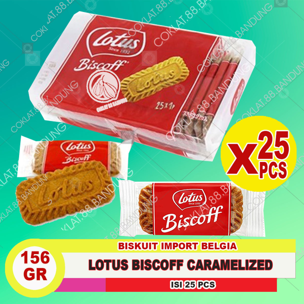 Jual Lotus Biscoff Caramelized Biscuit 156gr - Biskuit Rempah Karamel ...